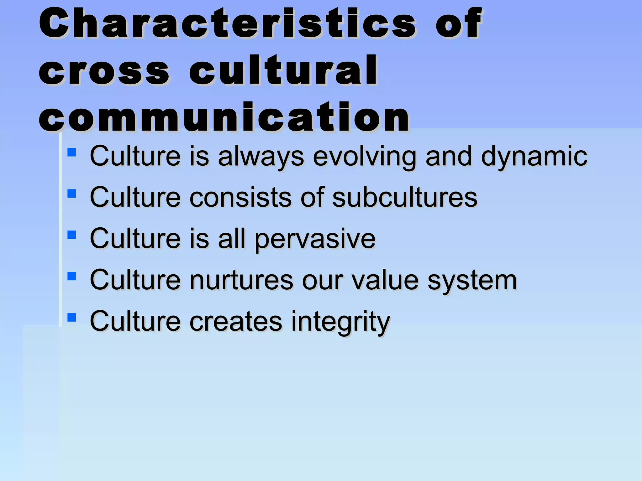 cross cultural communication | PPT