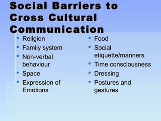 cross cultural communication | PPT
