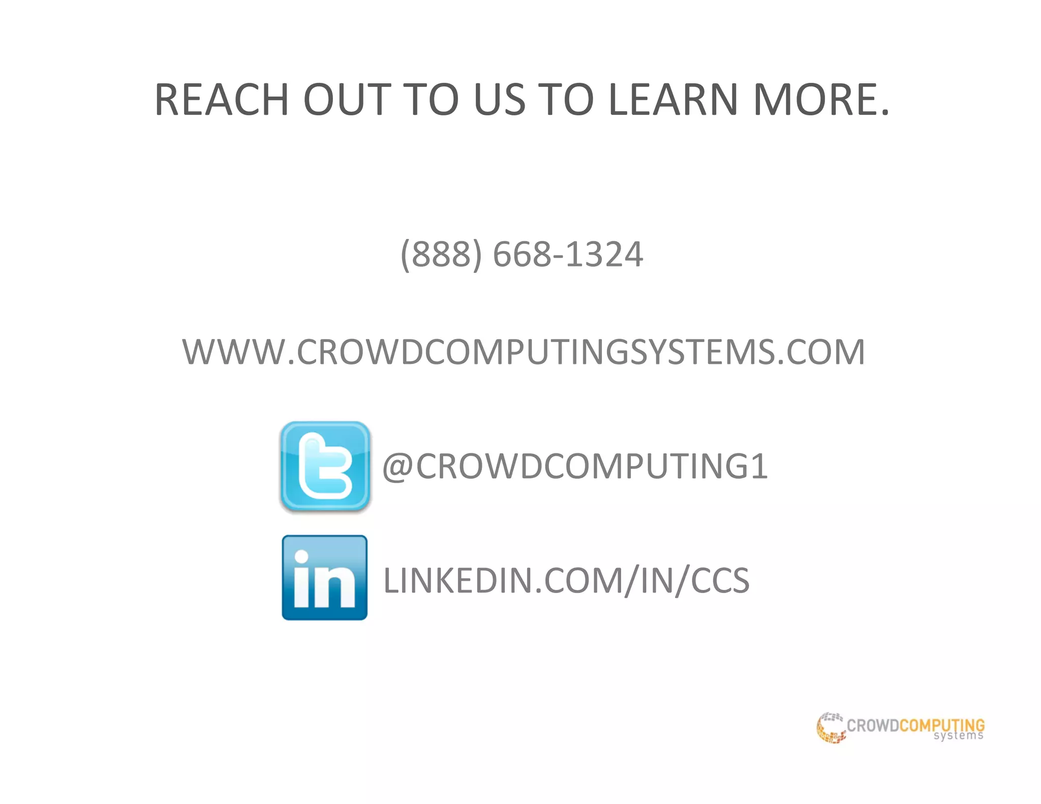 What is crowd computing? | PPT