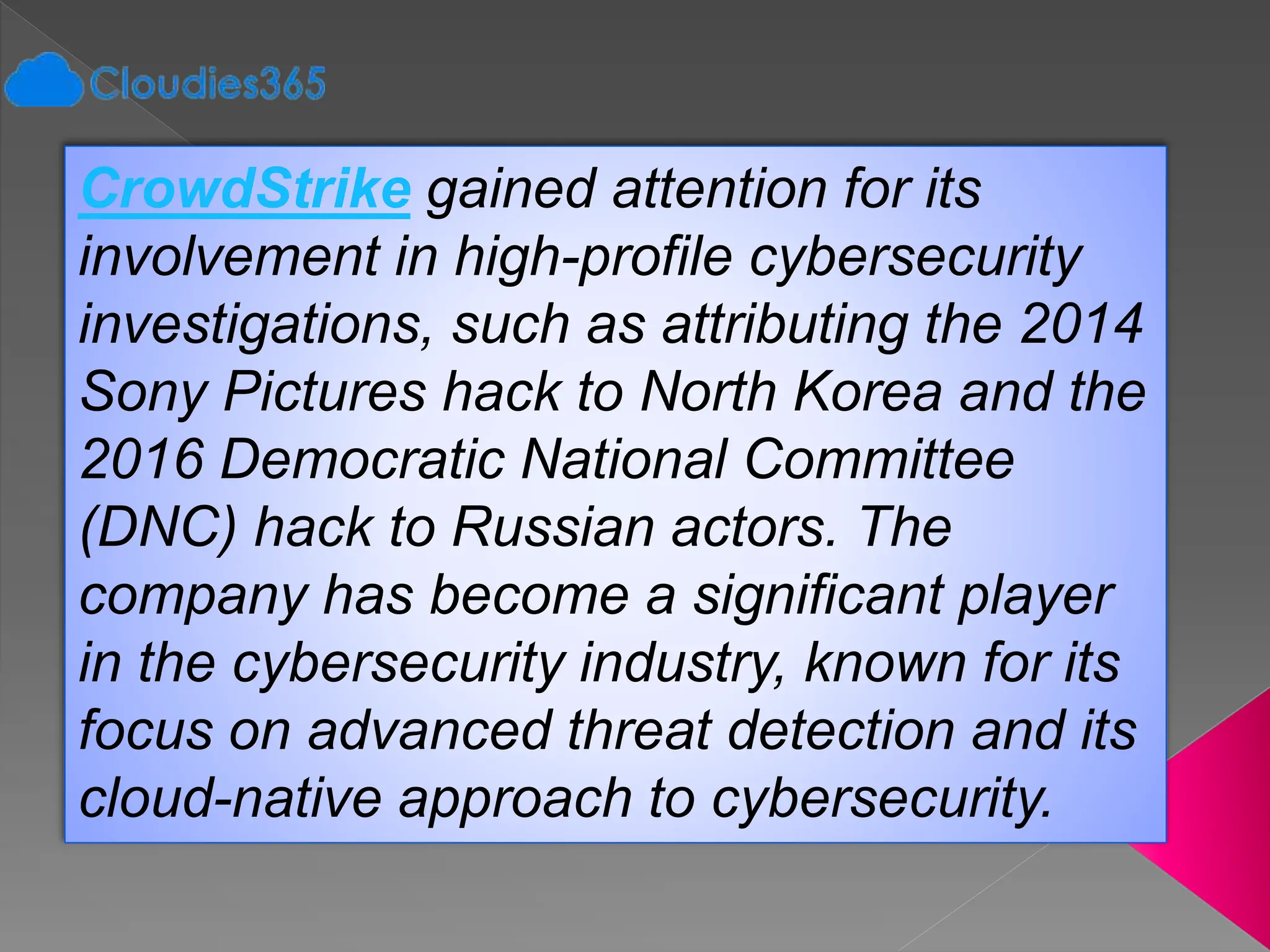 What is Crowdstrike.pptx