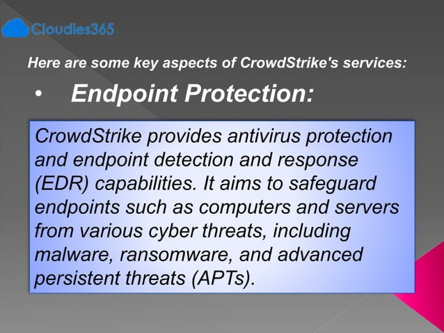 What is Crowdstrike.pptx | Cloud Computing | Internet