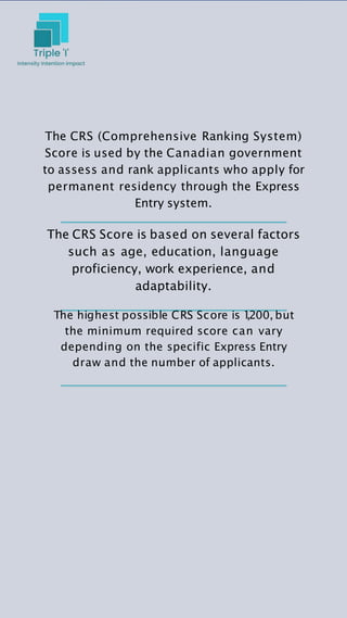 What is CRS Score | PDF
