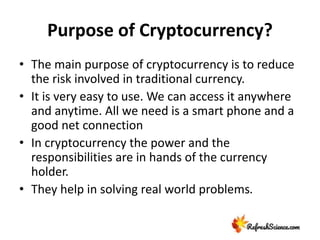 What is Cryptocurrency and how it works.pptx