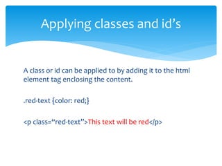 What is css | PPTX | Web Design and HTML | Internet