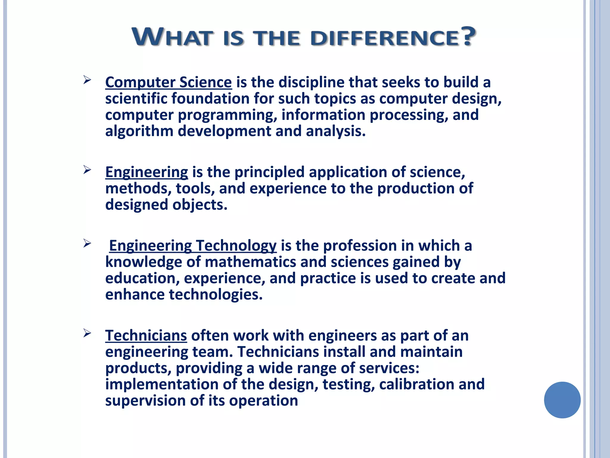 What is Engineering Technology? | PPT