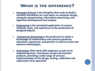 What is Engineering Technology? | PPSX