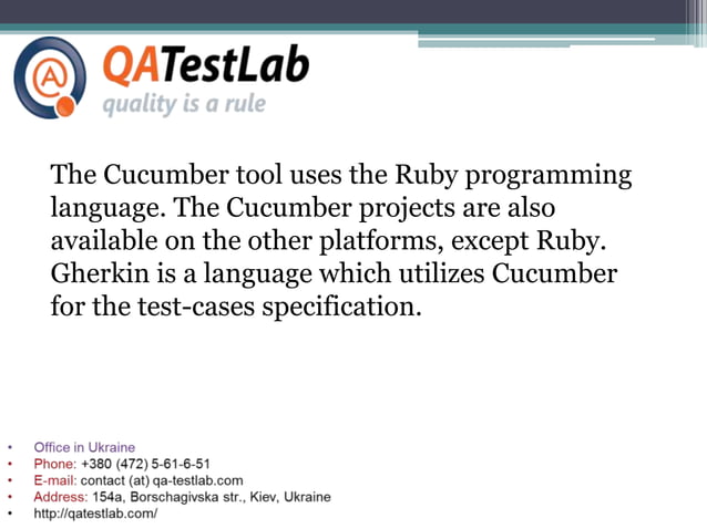 What Is Cucumber? | PPTX