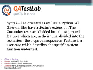 What Is Cucumber? | PPTX