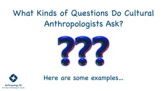 What is Cultural Anthropology? | PDF