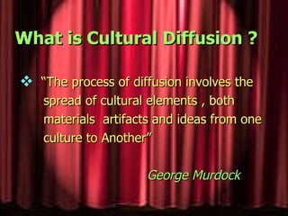 What is cultural geography | PPT