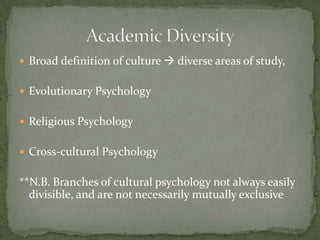 What is Cultural Psych | PPTX