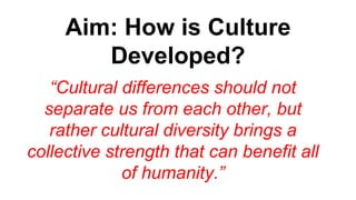 What is culture | PPTX