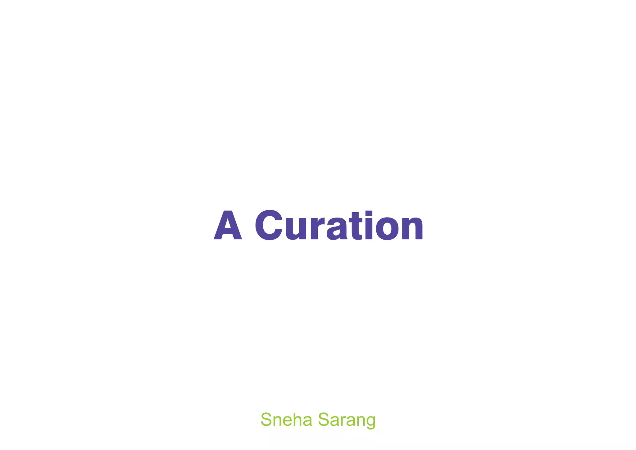 What is curation | PDF