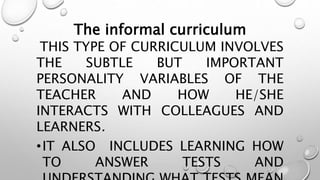 What is curriculum | PPTX