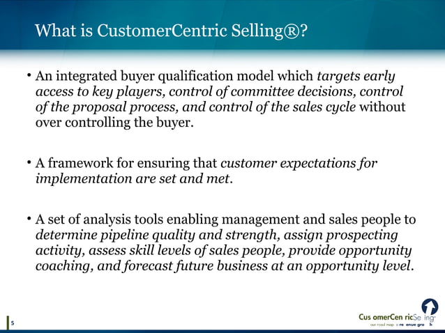 What Is CustomerCentric Selling® | PPT | Sales | Business