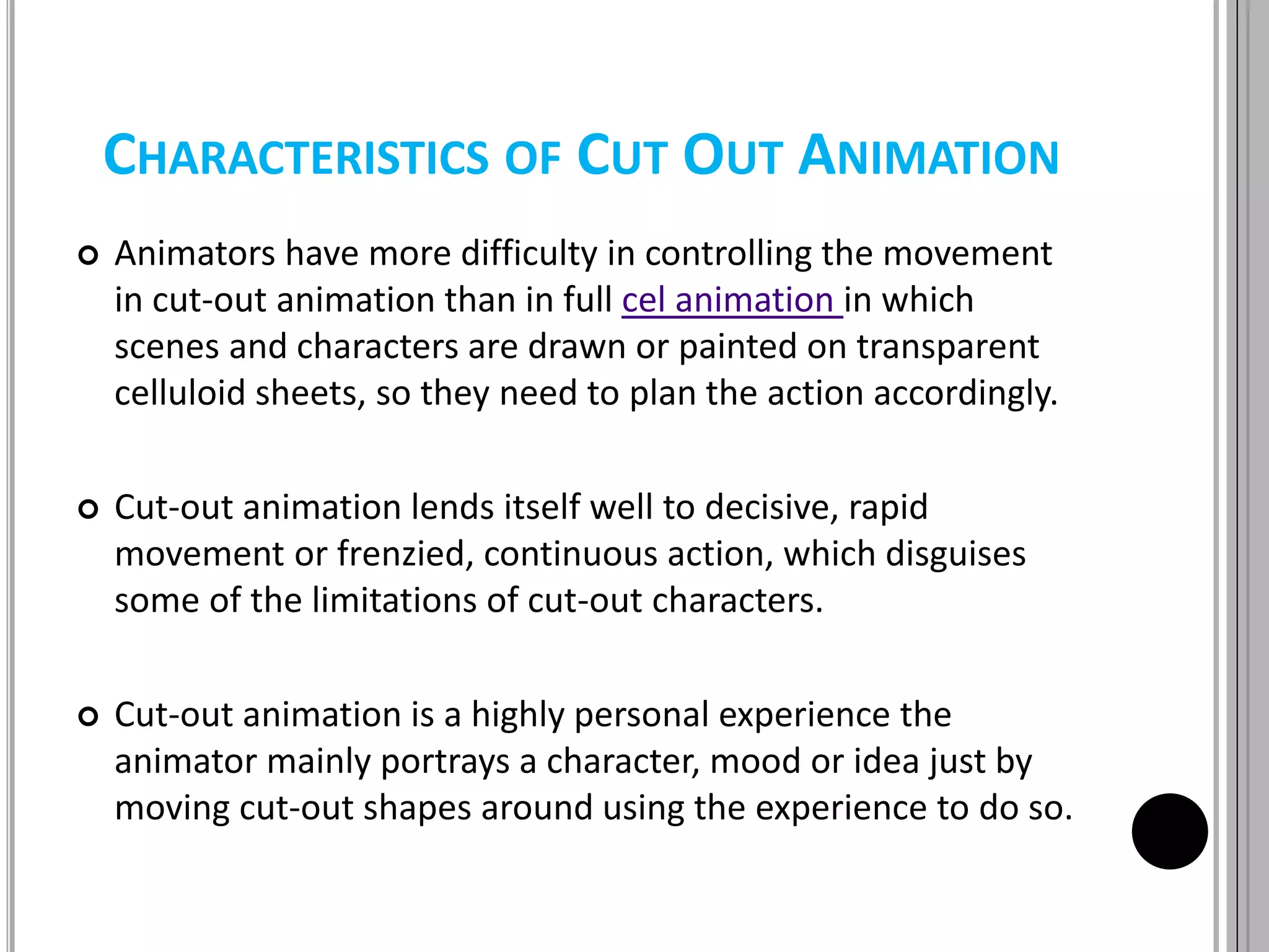 What is Cut Out Animation Technique? | PPTX
