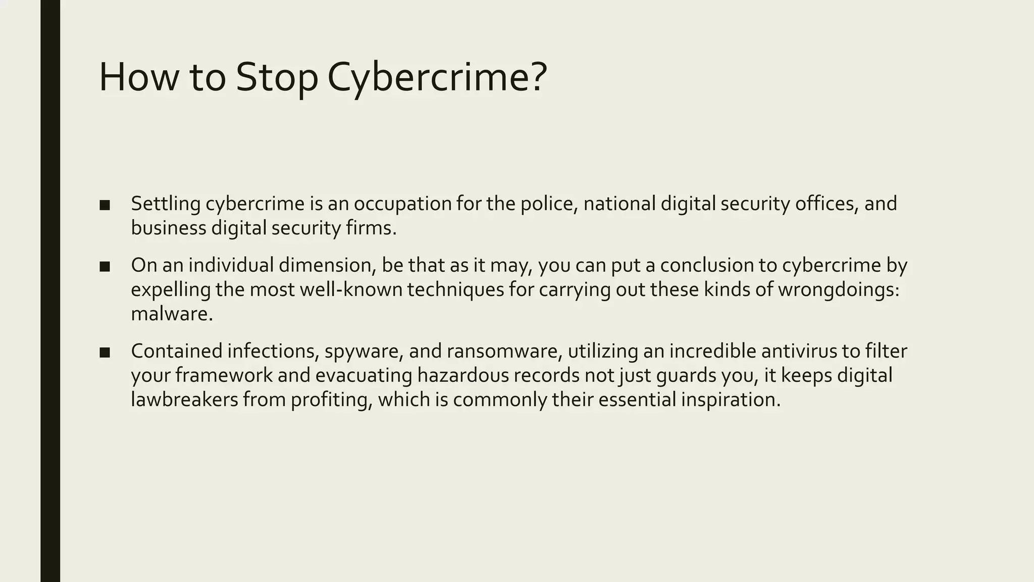 What is Cybercrime and How to Prevent Cybercrime? | PPT