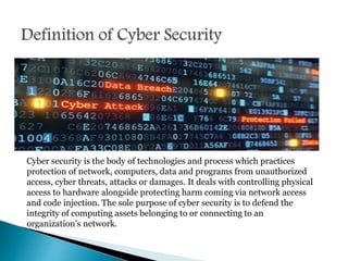 What is cyber security | PPTX | Antivirus Software | Computer Software ...