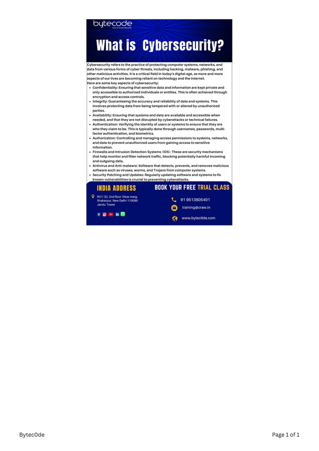 What is Cybersecurity.pdf