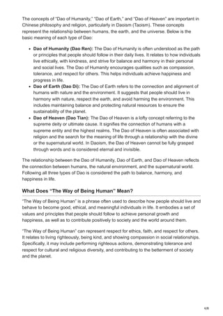 What is Dao - Tao Way or Path: the absolute principle underlying the ...
