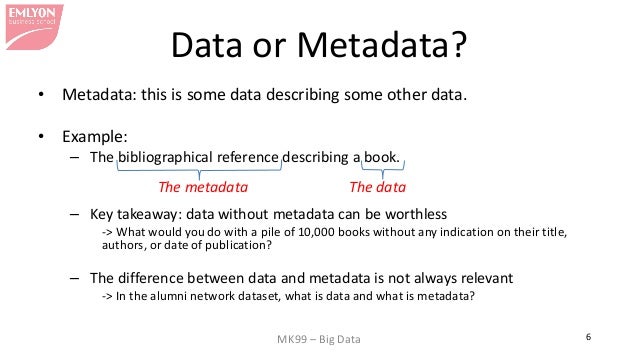 What is "data"?