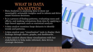 Introduction to Data Analytics | PPTX
