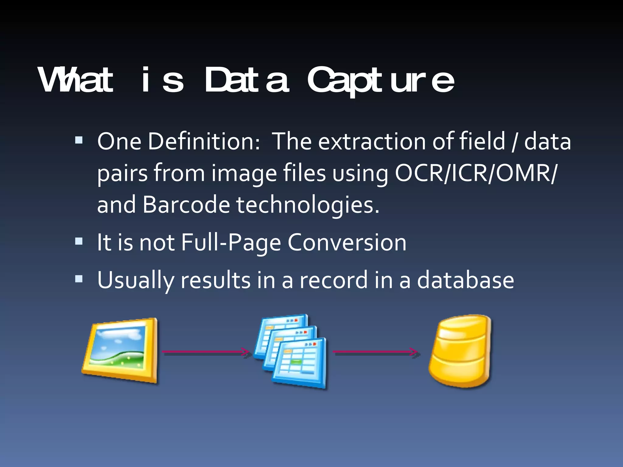 What is Data Capture | PPT