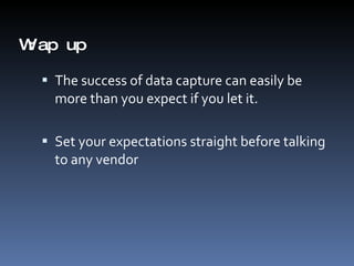 What is Data Capture | PPT