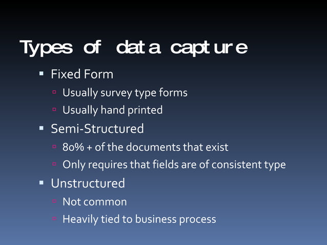 What is Data Capture | PPT