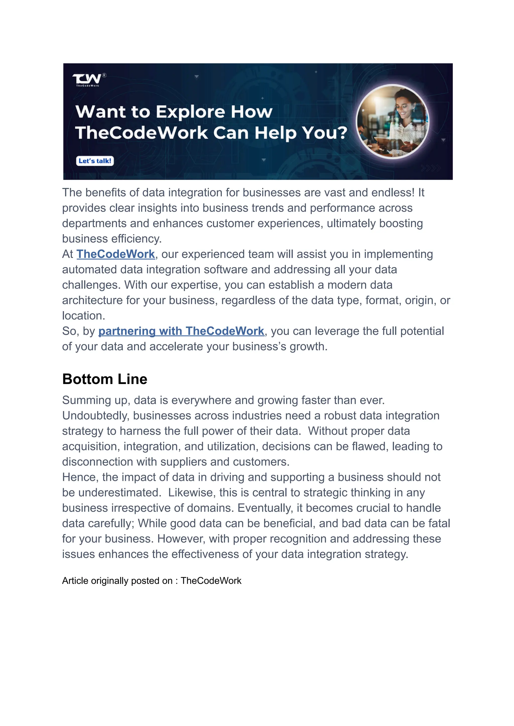 What is Data integration and how it accelerates Business Growth_ .pdf