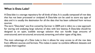 What is Data Lake and its Benefits? | PPT