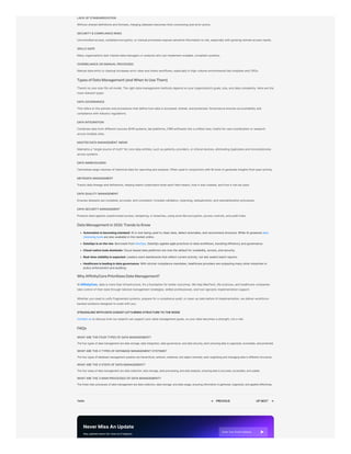 What Is Data Management Challenges, Importance, and Types.pdf