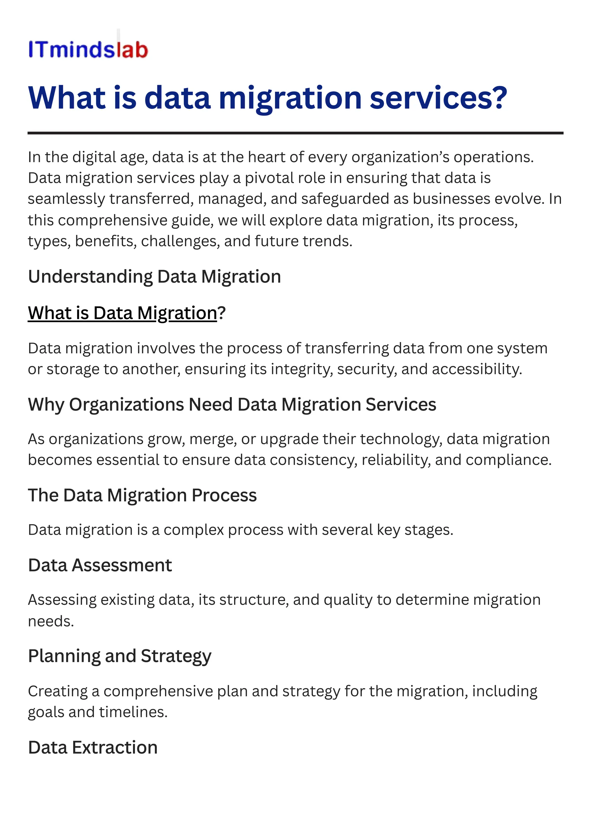 What is data migration services | PDF | Databases | Computer Software ...