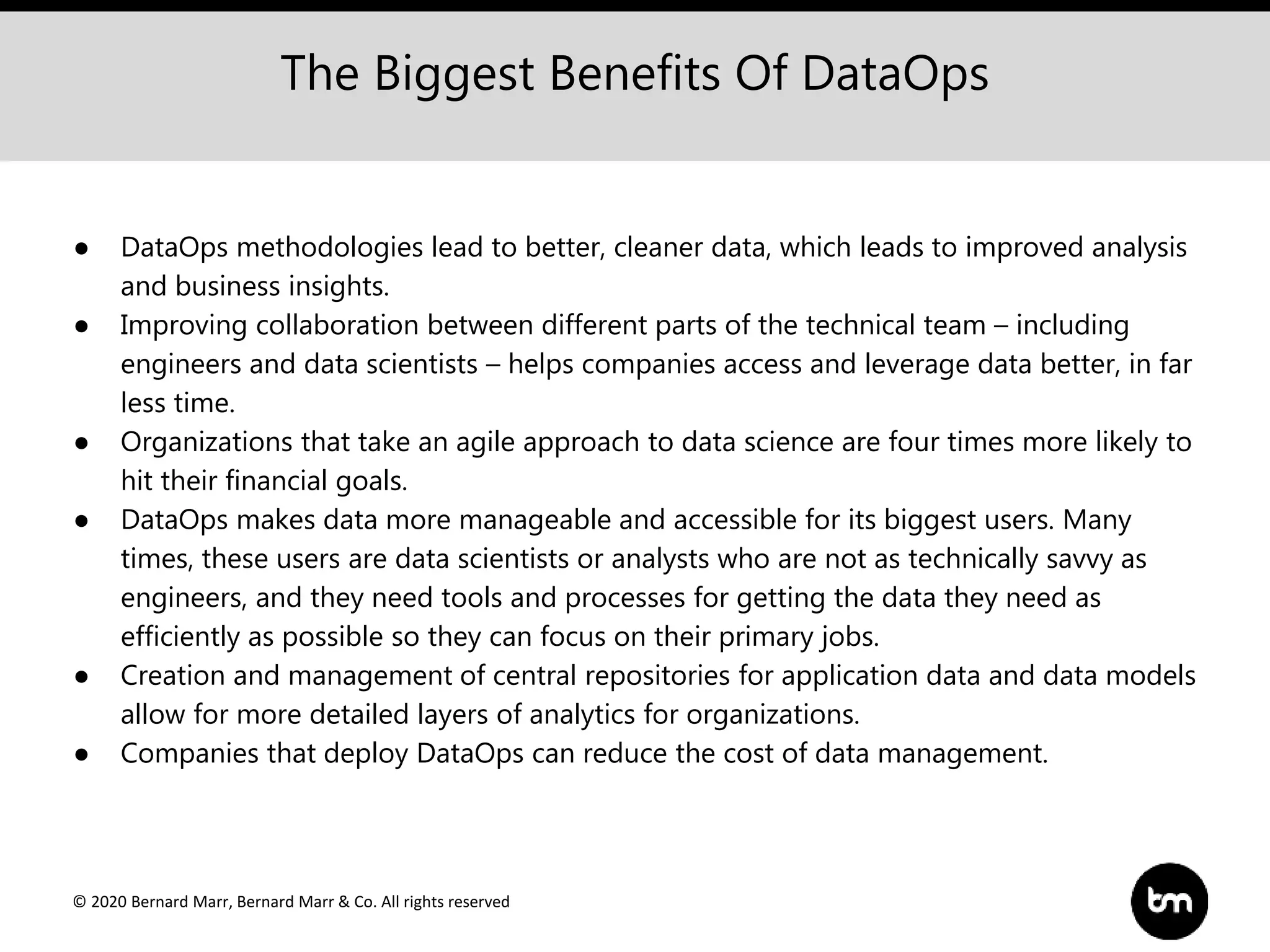What Is DataOps? When Agile Meets Data Analytics | PPT