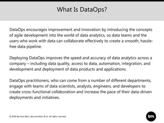 What Is DataOps? When Agile Meets Data Analytics | PPT