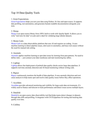 Full Explain What Is Data Quality? .docx