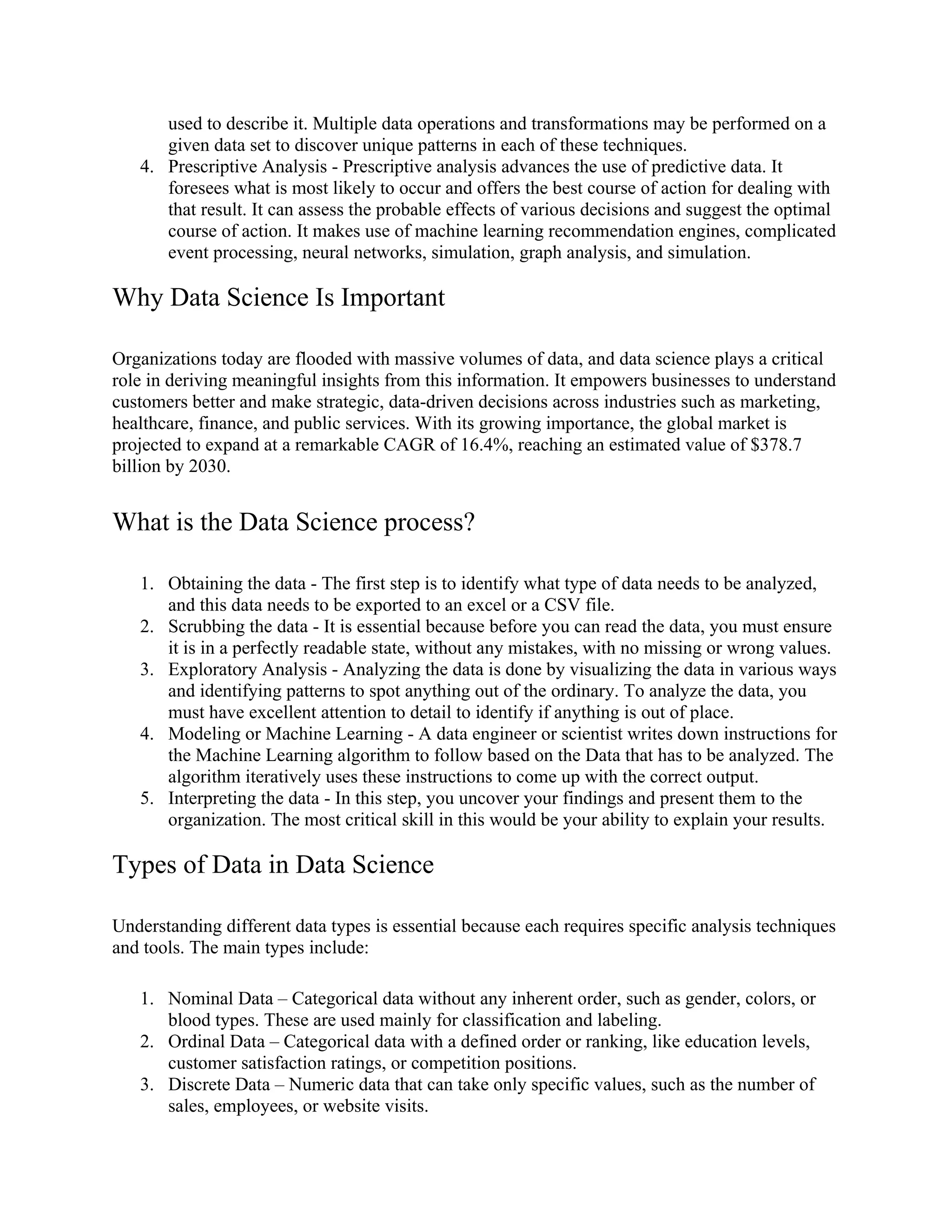 What Is Data Science? Process, Applications, and Key Differences ...
