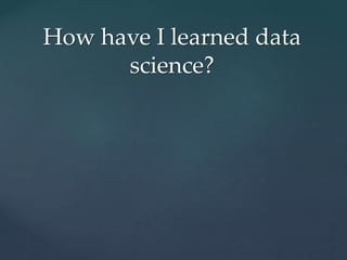 "What is Data Science?" High School Version | PPT
