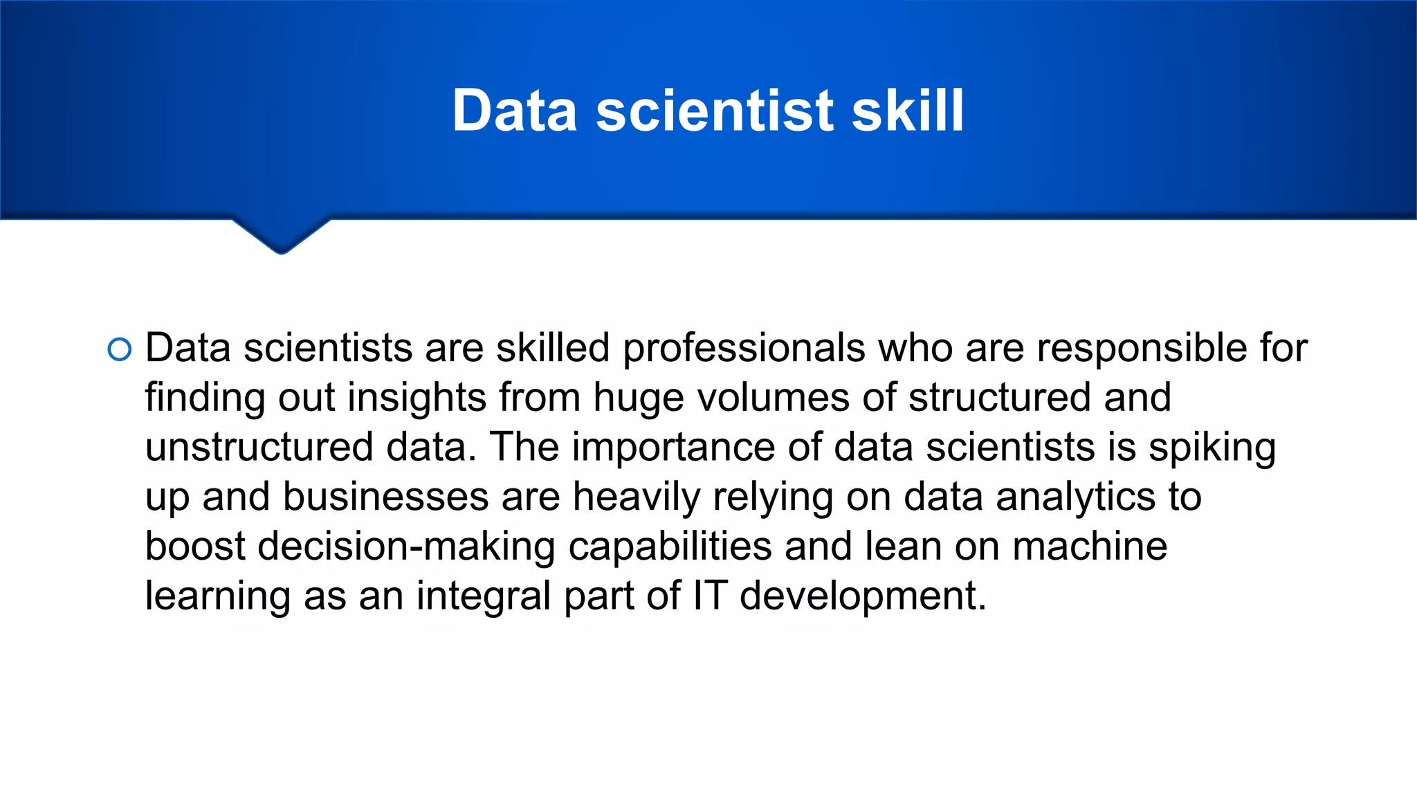 What is data_science_by_khawar_shehzad | PPTX