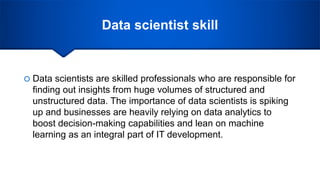 What is data_science_by_khawar_shehzad | PPTX