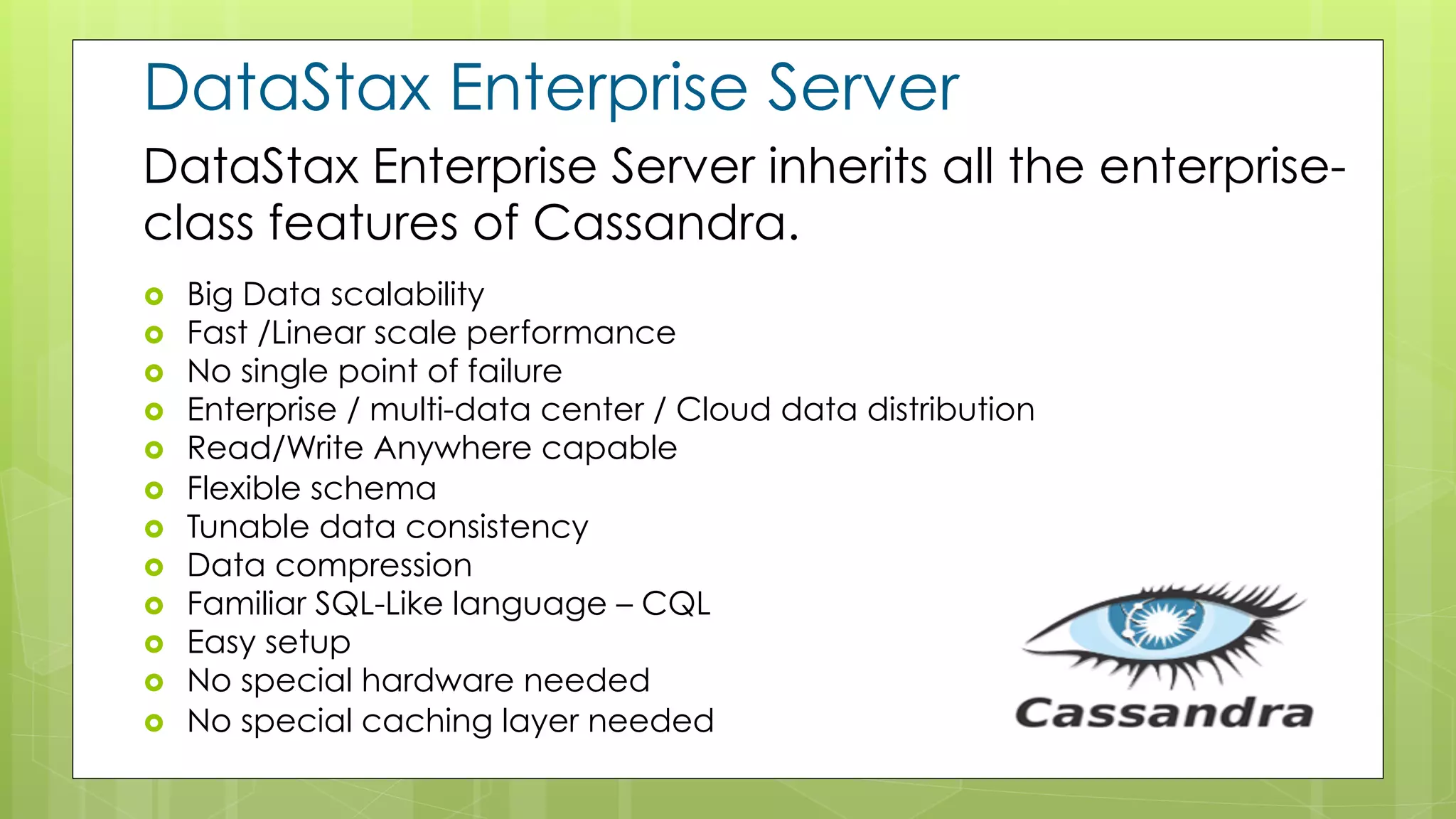 What is DataStax Enterprise? | PPT