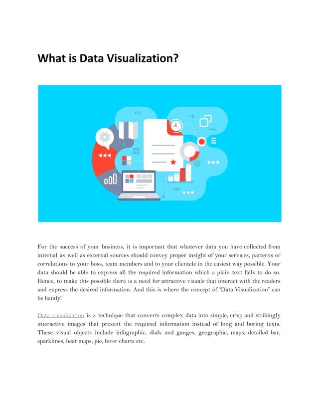What is data visualization | PDF