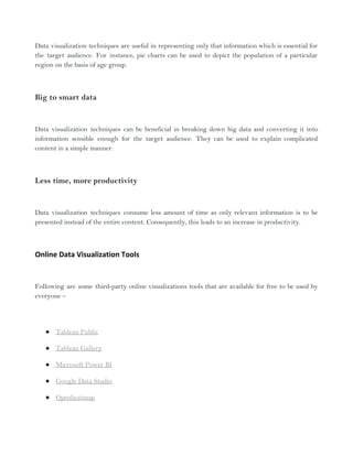 What is data visualization | PDF