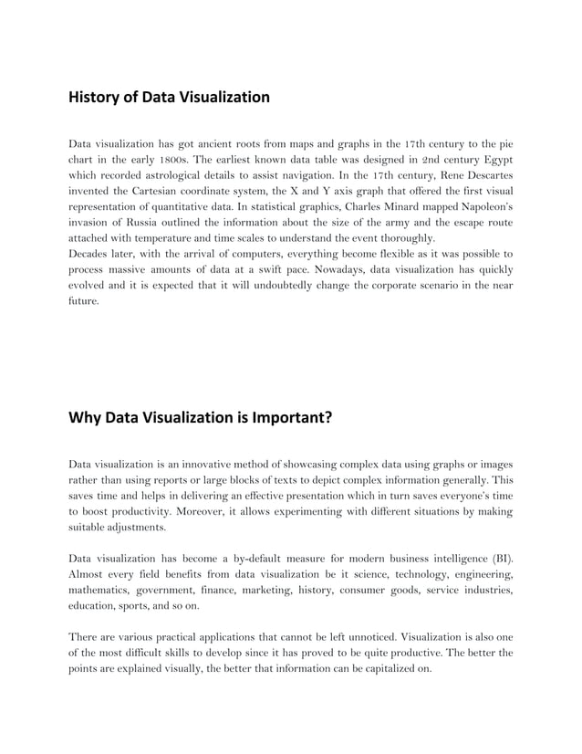 What is data visualization | PDF