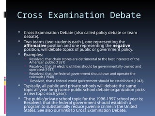 What is the Debate in communication field | PPT | Education