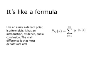 The Art of Debating? | PPTX