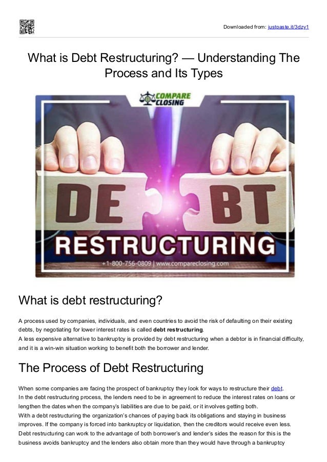 What is Debt Restructuring? — Understanding The Process and Its Types