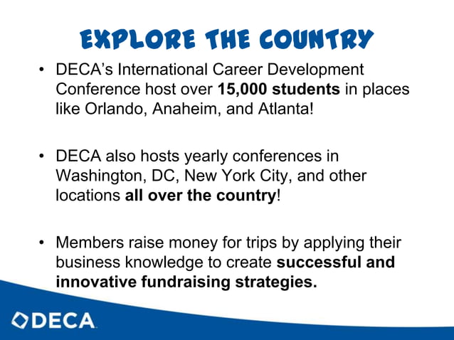 What is DECA?
