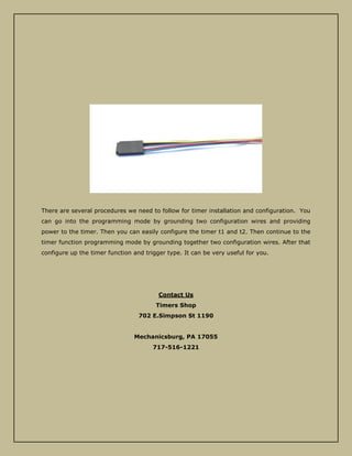 What is decoy timer | PDF