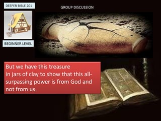 What is deeper bible class | PDF